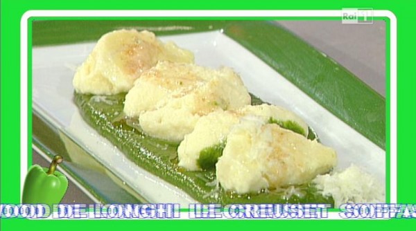 La prova del cuoco | Ricetta morbidelle di ricotta su crema di spinaci ...