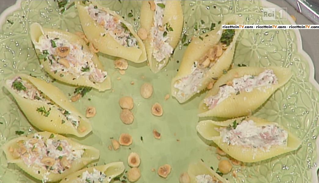 La prova del cuoco | Ricetta conchiglioni di ricotta e prosciutto cotto ...