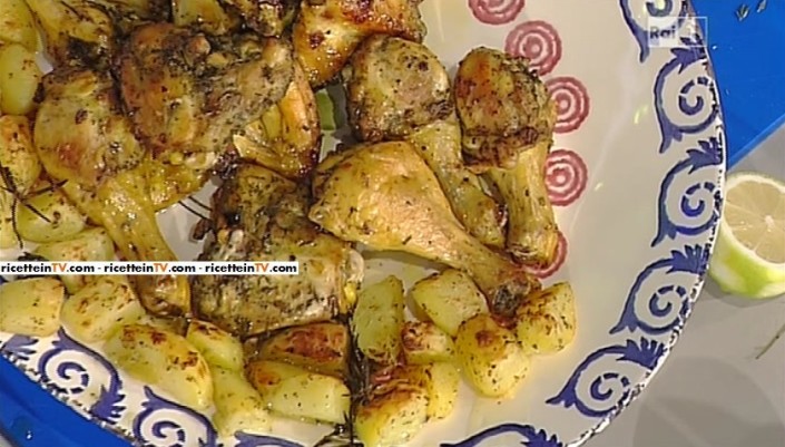 La prova del cuoco | Ricetta pollo arrosto con le patatone di Luisanna ...