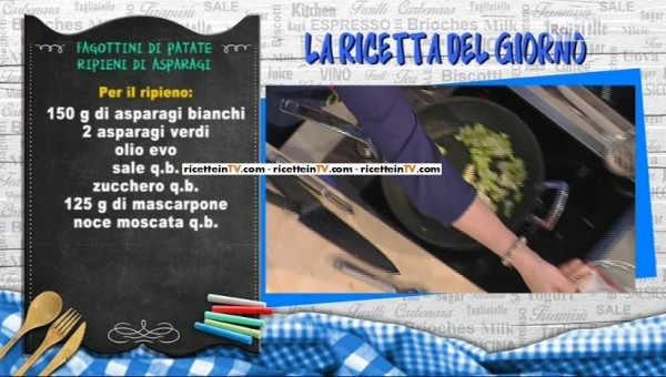 La prova del cuoco | Ricetta fagottini di patate ripieni di asparagi di ...