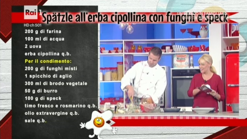 La prova del cuoco | Ricetta spatzle con funghi e speck | Marcus Holzer