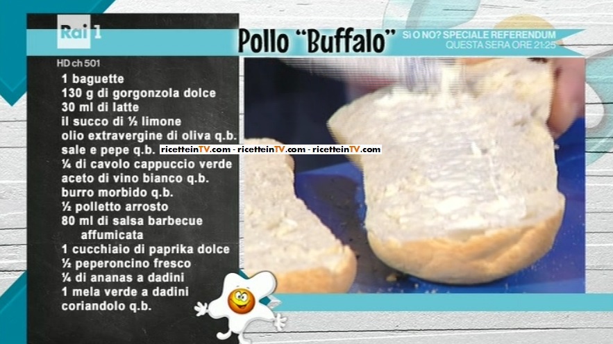 La prova del cuoco | Ricetta pollo Buffalo di Francesco Fichera