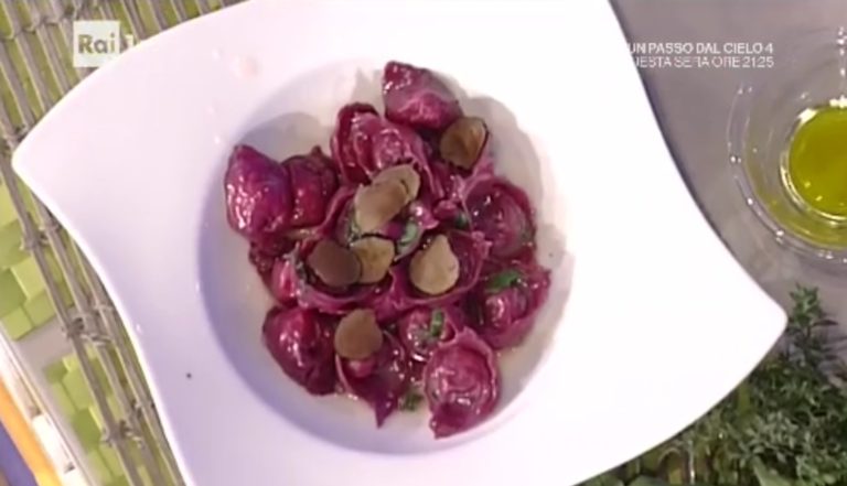 La prova del cuoco | Ricetta tortelloni rossi con faraona e tartufo di ...