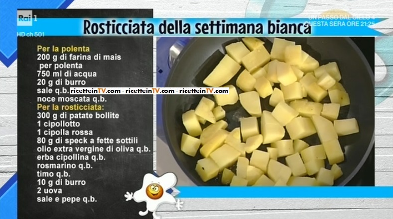 La prova del cuoco | Ricetta rosticciata della settimana bianca di ...