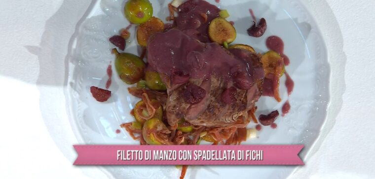 É sempre mezzogiorno | Ricetta filetto di manzo con spadellata di fichi ...