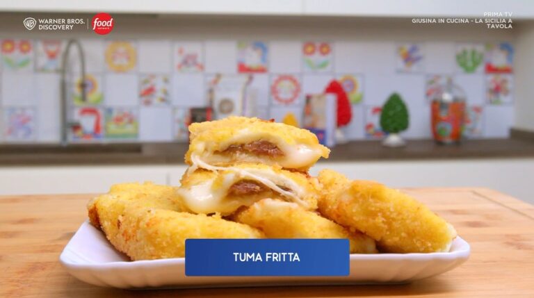 Giusina in cucina | Ricetta tuma fritta di Giusina Battaglia
