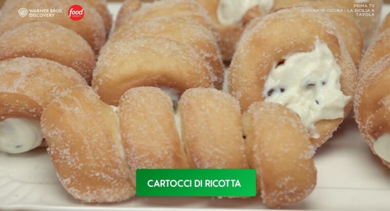 Giusina in cucina | Ricetta cartocci di ricotta di Giusina Battaglia