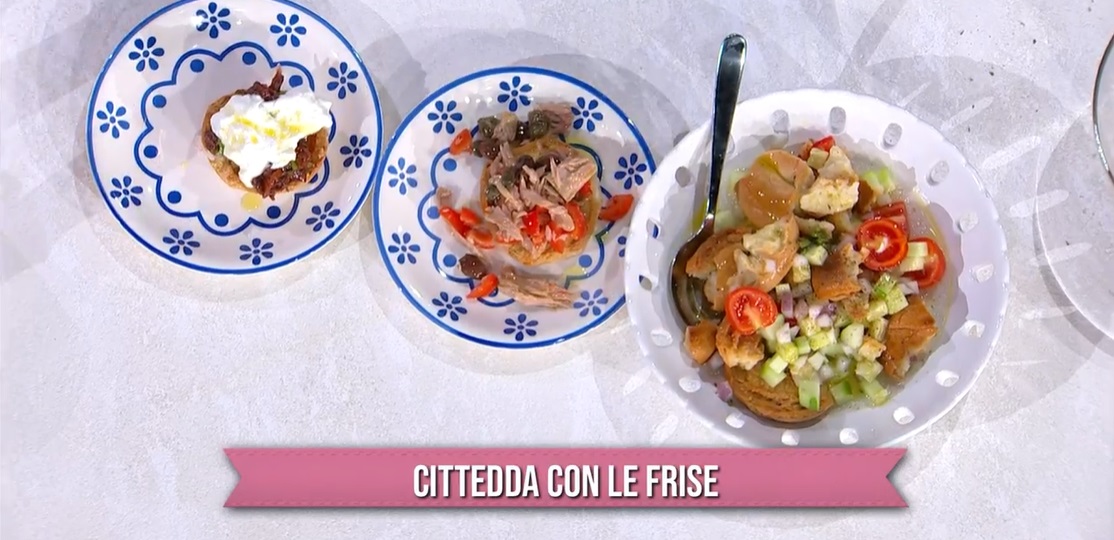 É sempre mezzogiorno | Ricetta cittedda con le frise di Antonella Ricci